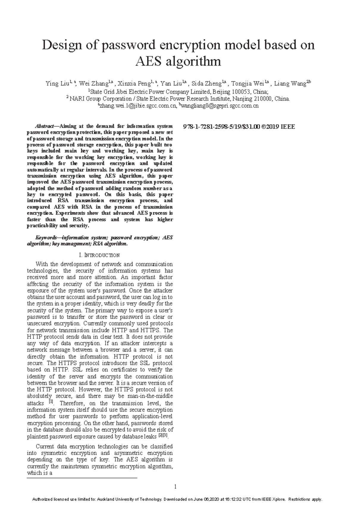 Design of password encryption model based on AES algorithm - 1 Design ...