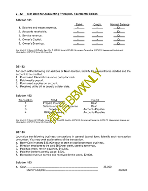 Accounting principles 14th edition by weygandt tb 137 - 2 - 44 Test ...