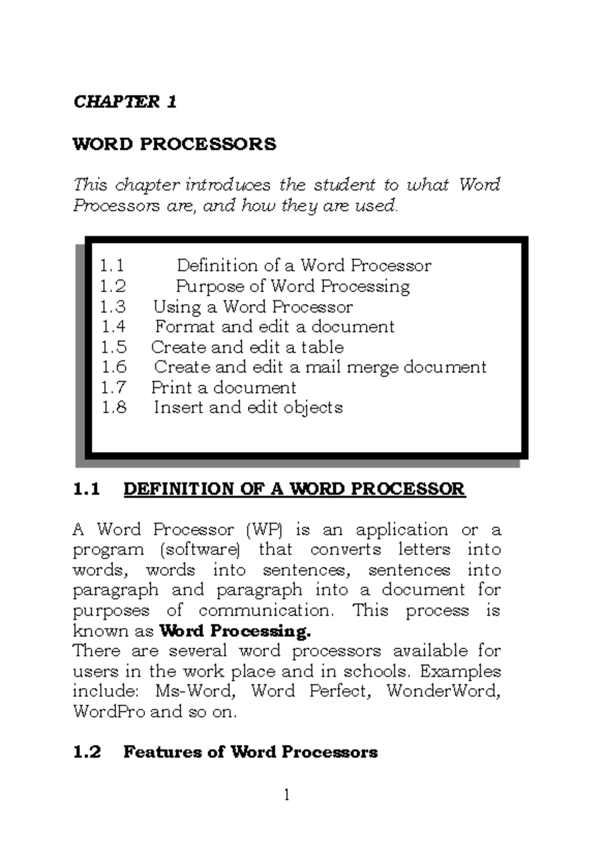 Grade 10 Computer Studies Lecture Notes - Studocu