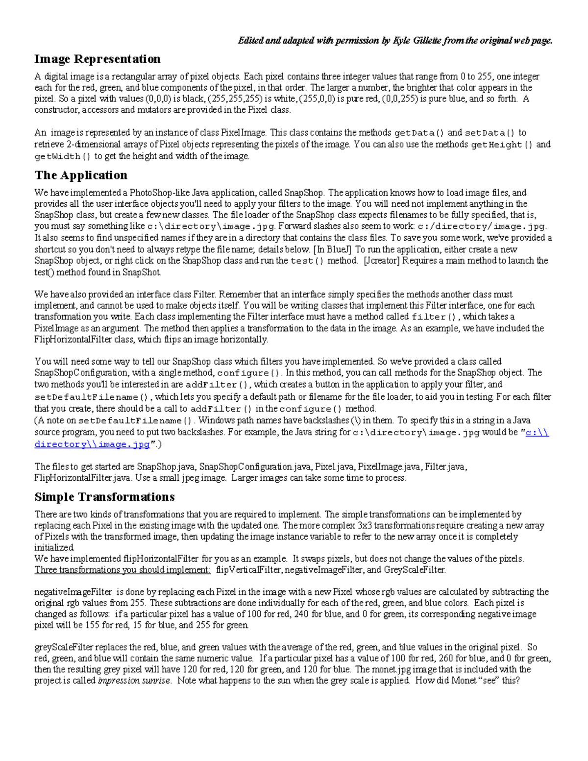 JPeg Manipulation Overview: Image Processing Techniques in Java - Studocu