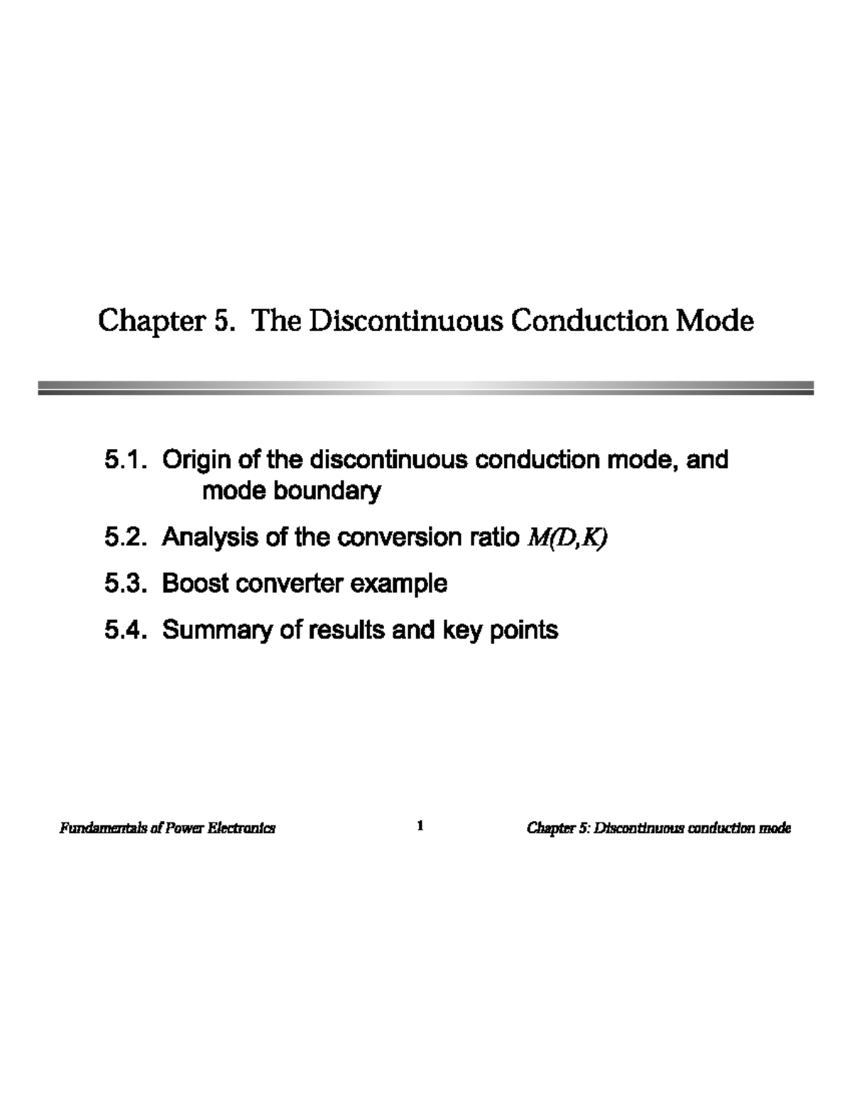 Chapter 5 - Discontinuous Conduction Mode Explained - Studocu
