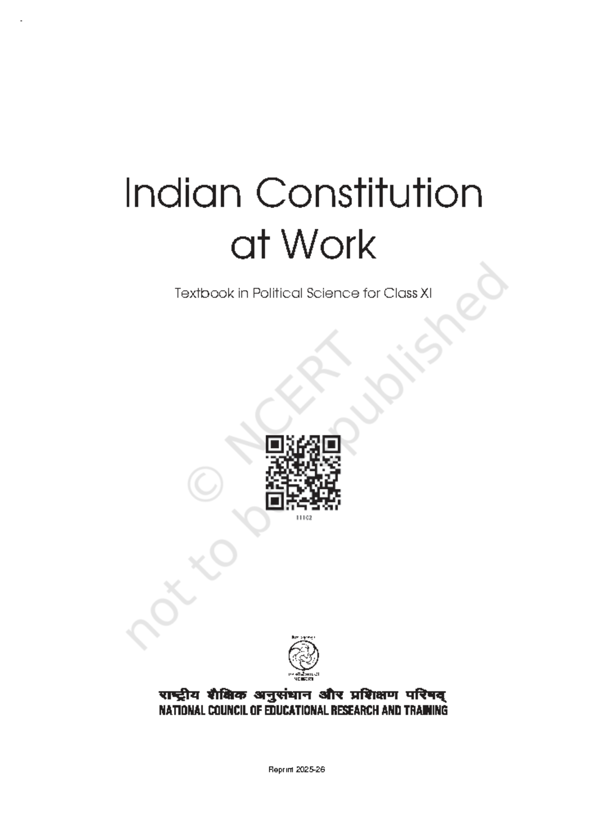 Political Science Class XI: Indian Constitution at Work Textbook - Studocu