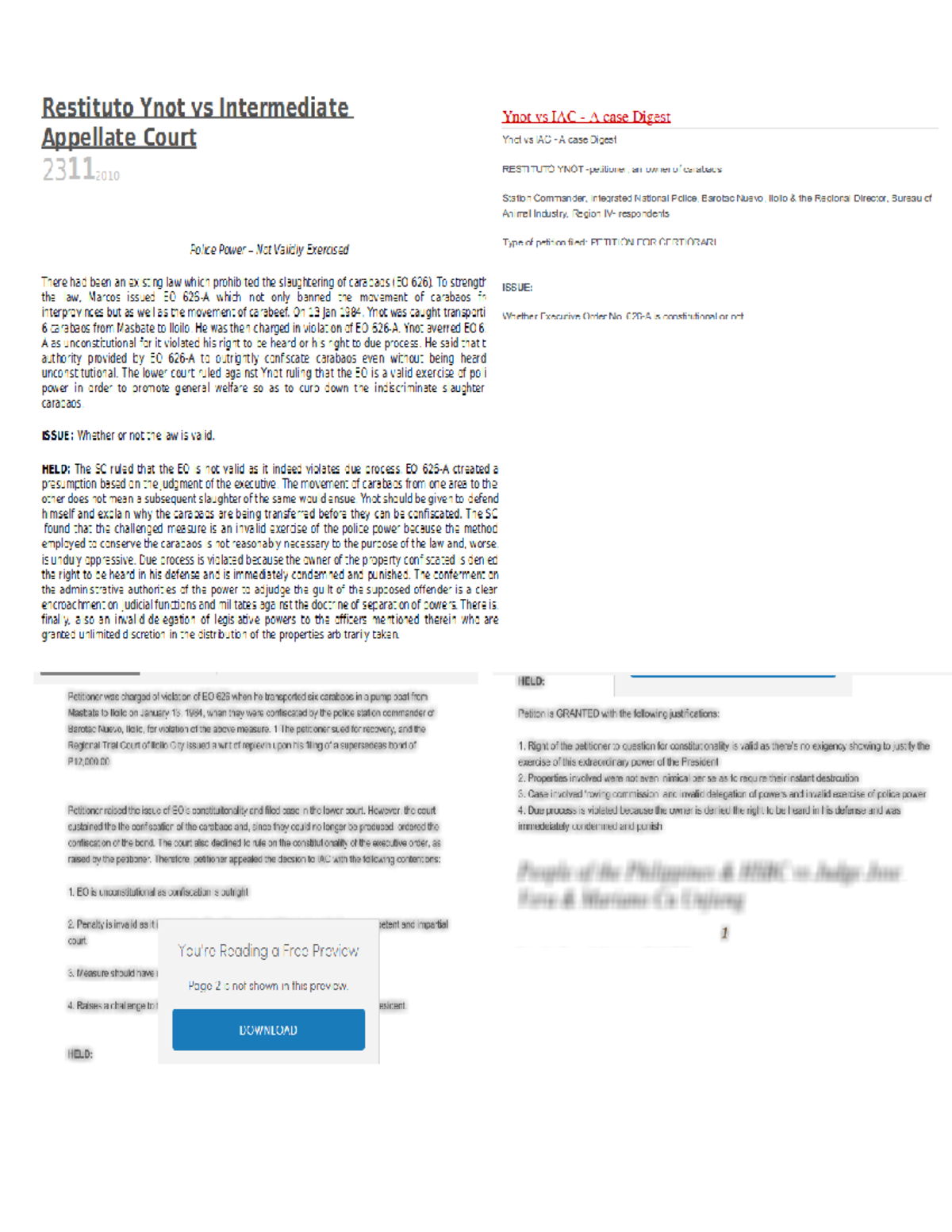 Digested 74457 - Case digest - Juris Doctor - Studocu