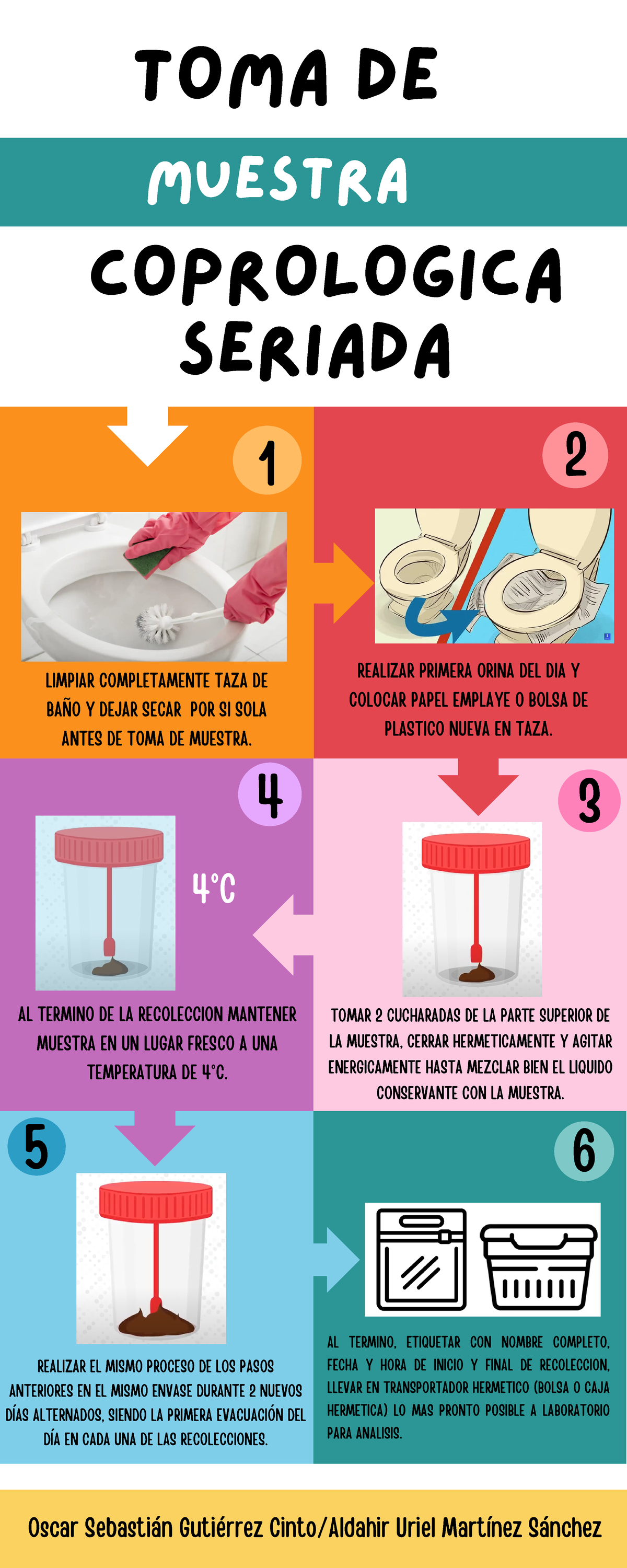 Recoleccion DE Examen Coprologico Seriado - MUESTRA COPROLOGICA SERIADA ...