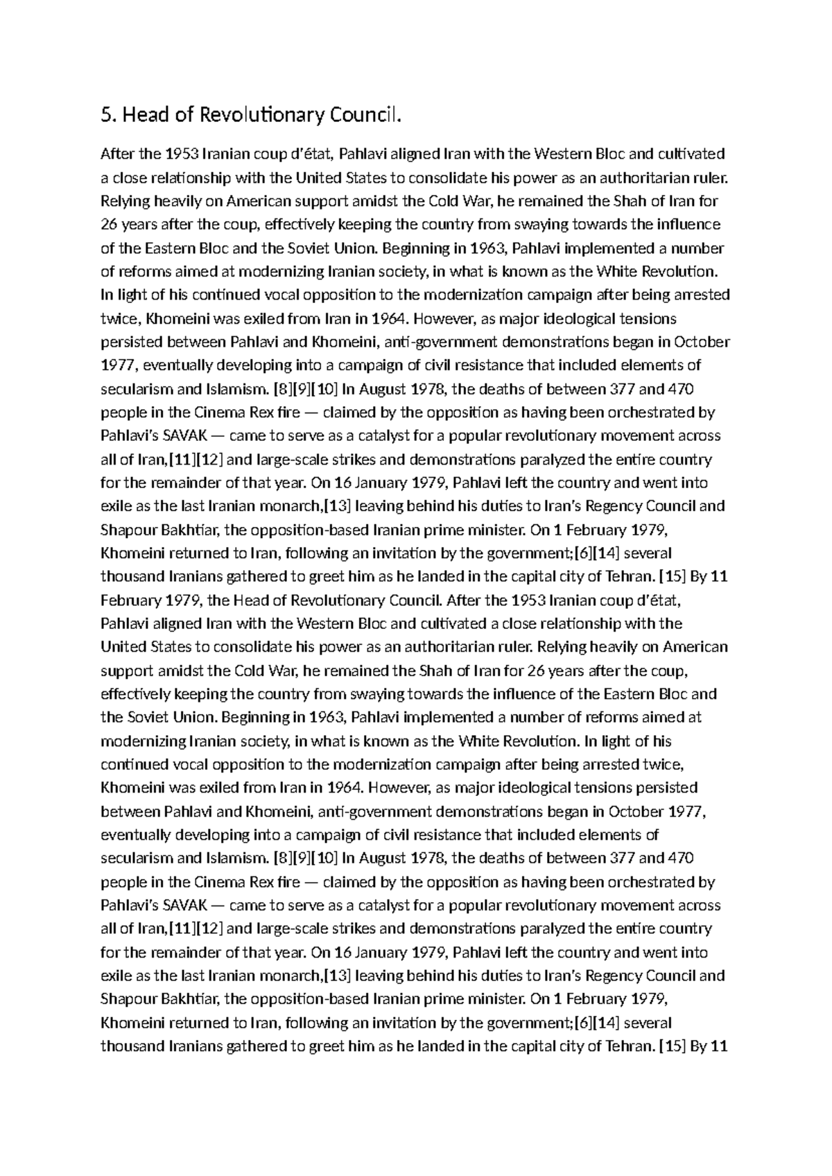 History of the Iranian Revolution: 1953 Coup to Khomeini's Ascendance ...