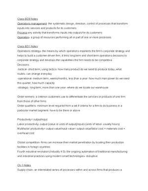 Case 2 - operations management raymond fan case 2 - Operations Management MGT 366 CASE 2 ...