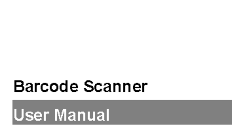 YHD 1100LW Barcode Scanner User Manual v2.3 - Studocu