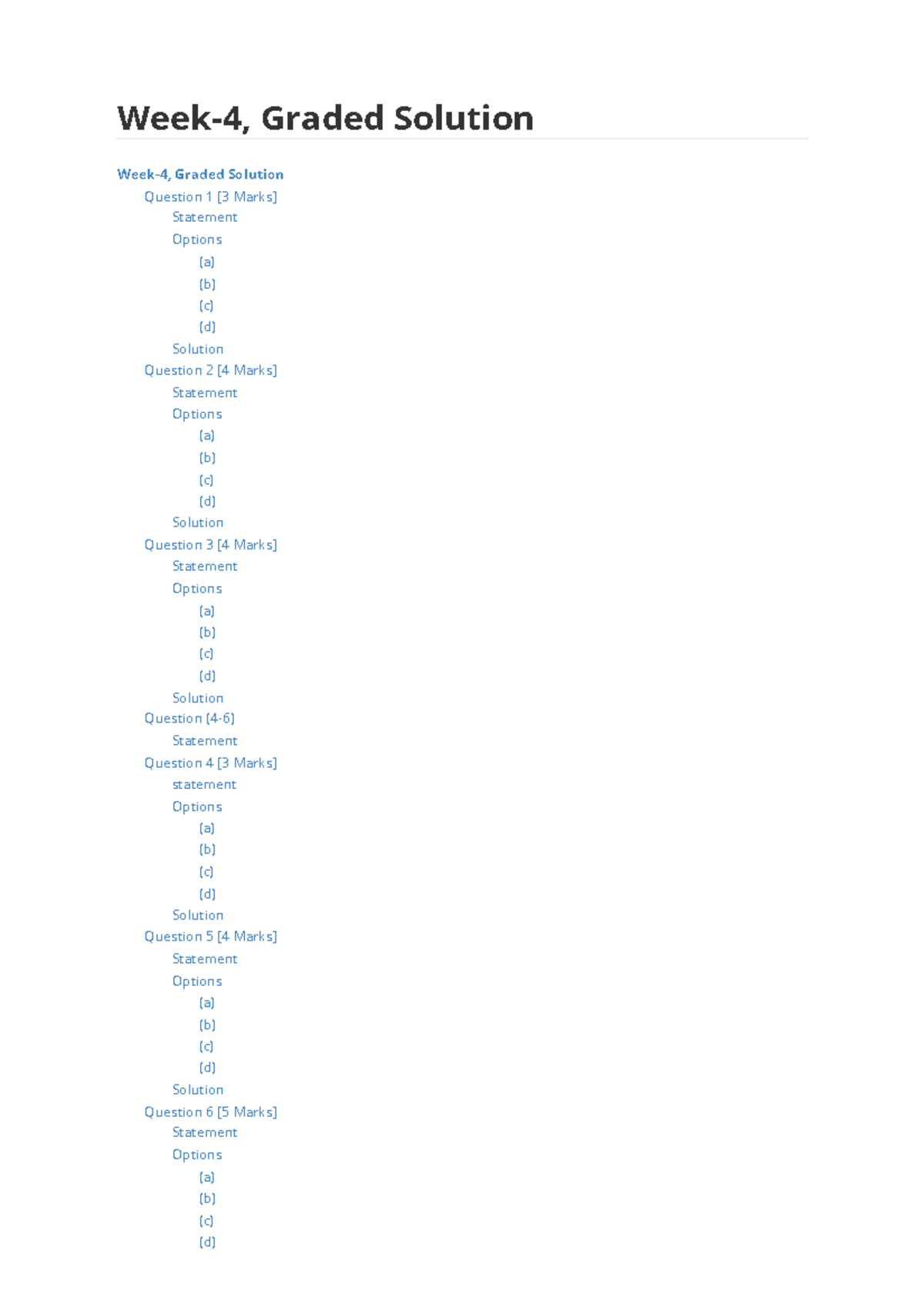 W4GA Sep 22 soln - week-4 graded assignment - Week-4, Graded Solution Week-4, Graded Solution ...