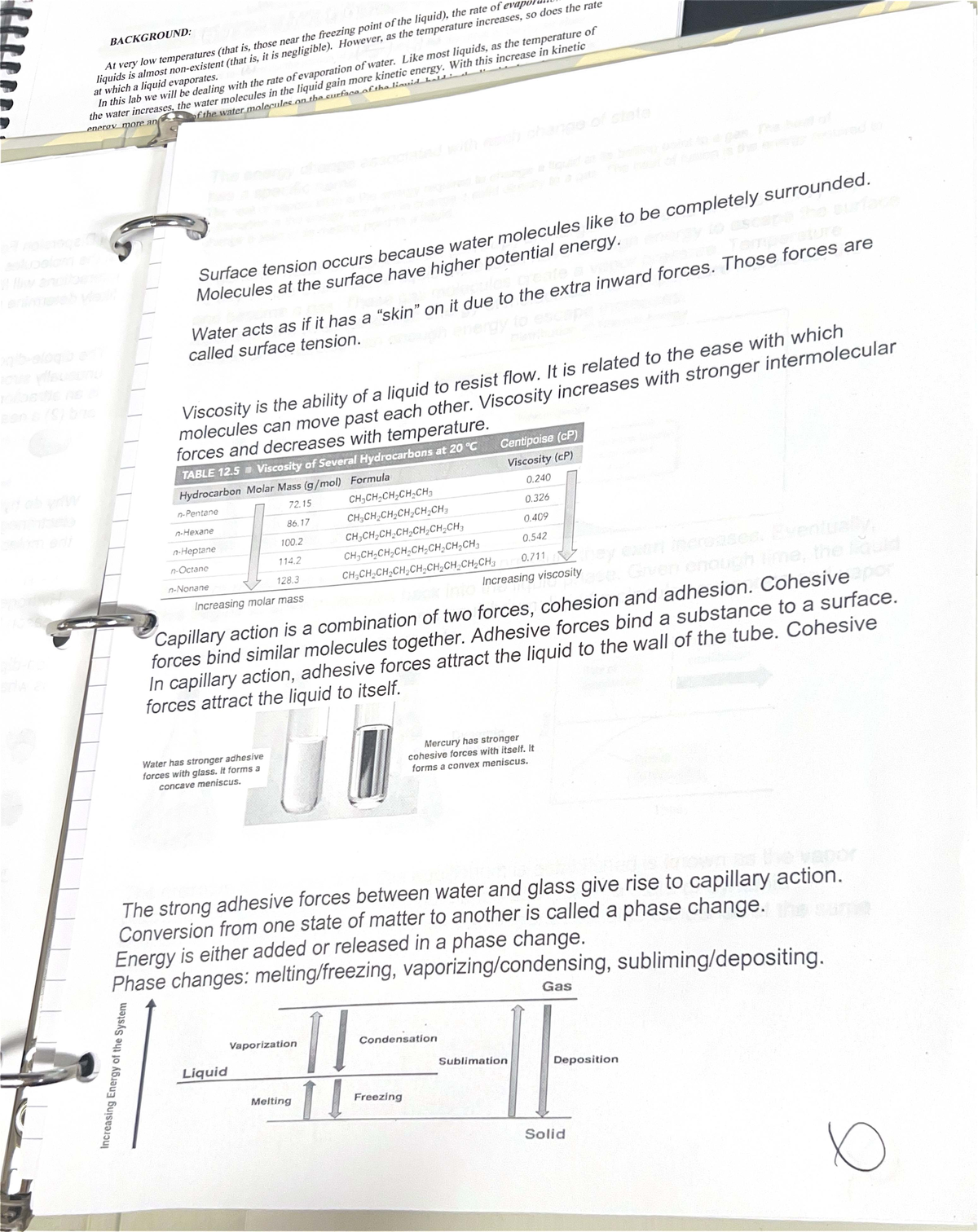 Final Exam Study Guide for Course XYZ: Evaporation and Phase Changes ...