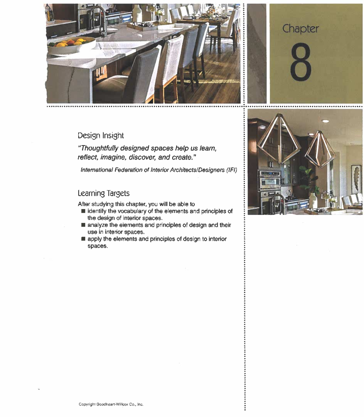 Chapter 8: Elements and Principles of Interior Design Insights and ...