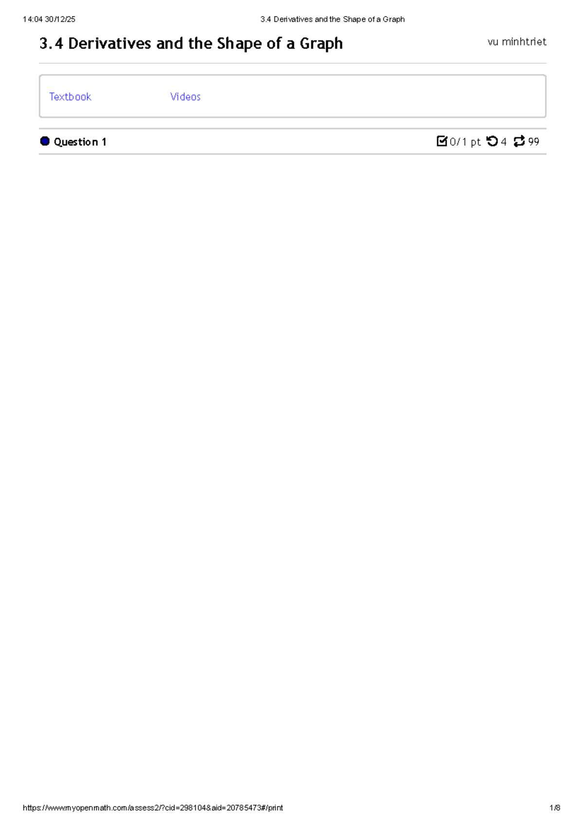 3.4 Derivatives and the Shape of a Graph - Study Guide - Studocu