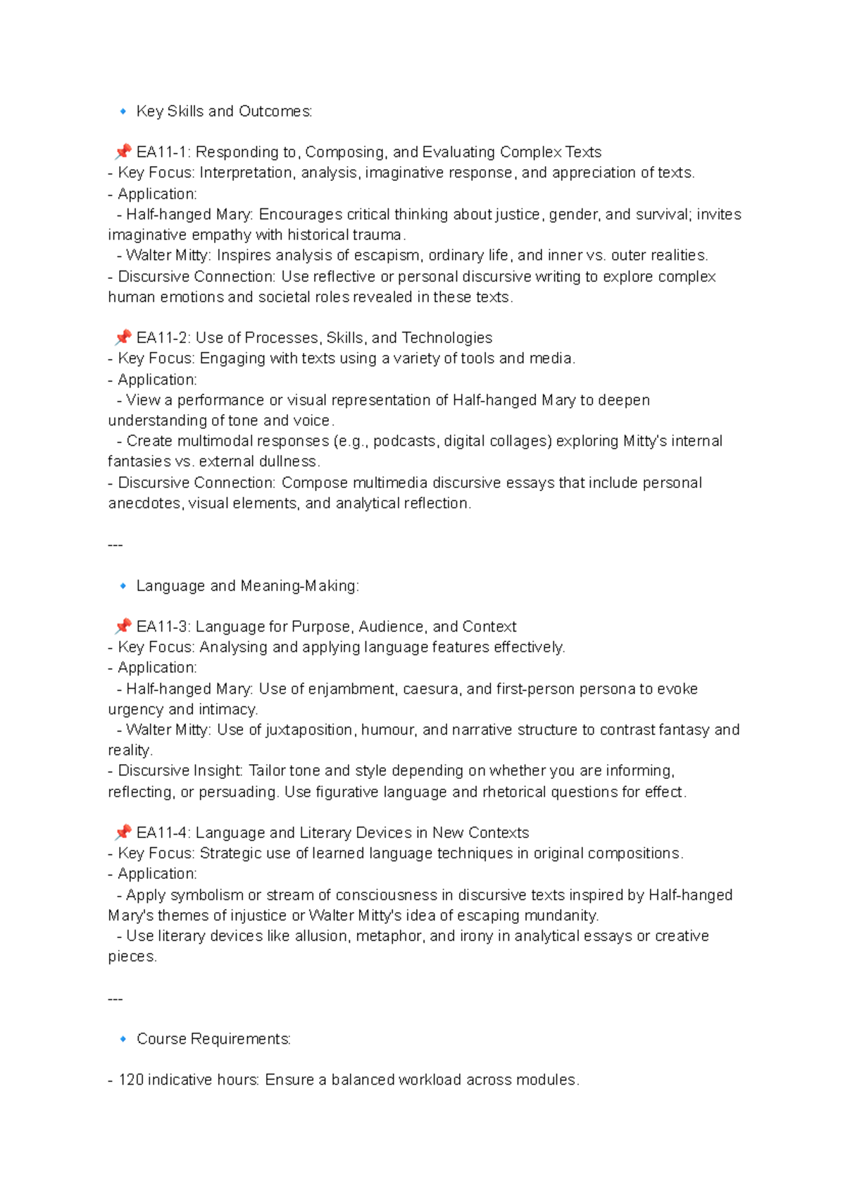 ADV. English CORE 1: Key Skills for Analyzing Complex Texts - Studocu