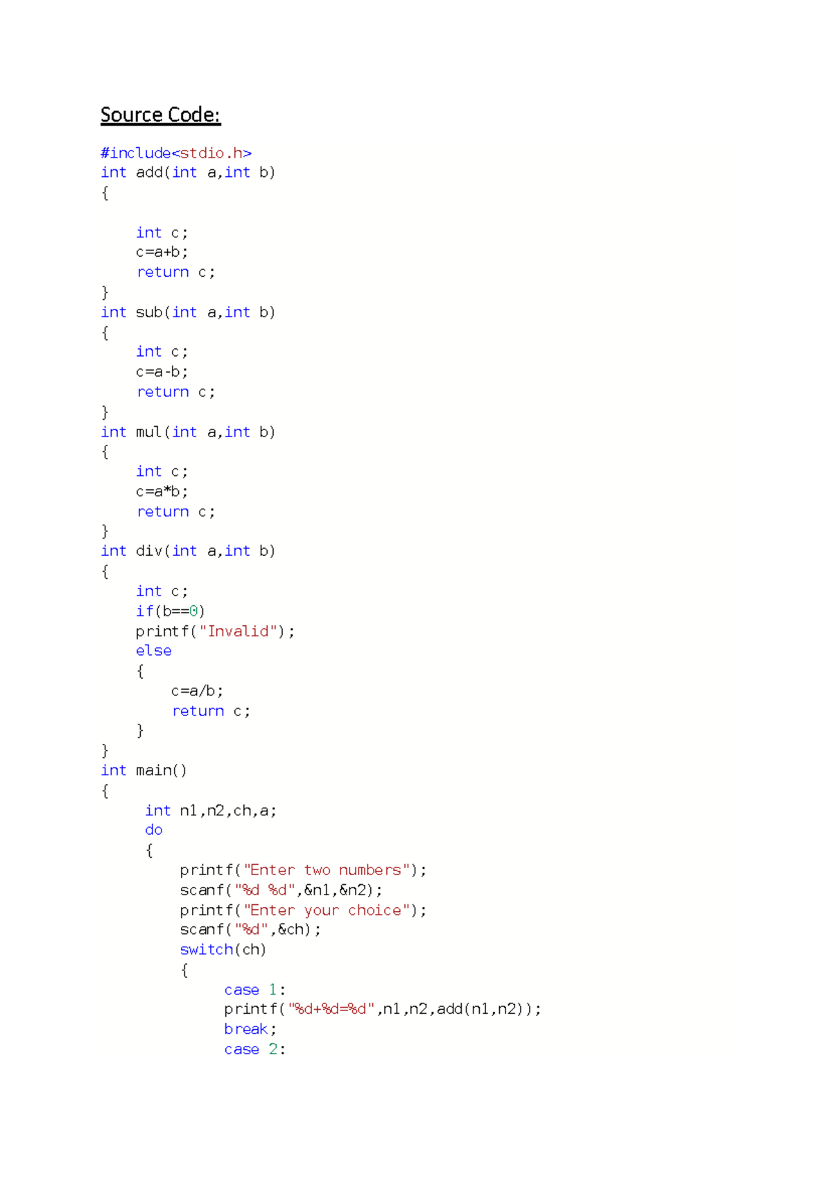 Functions - PRACTICAL Code Examples and Outputs - Studocu