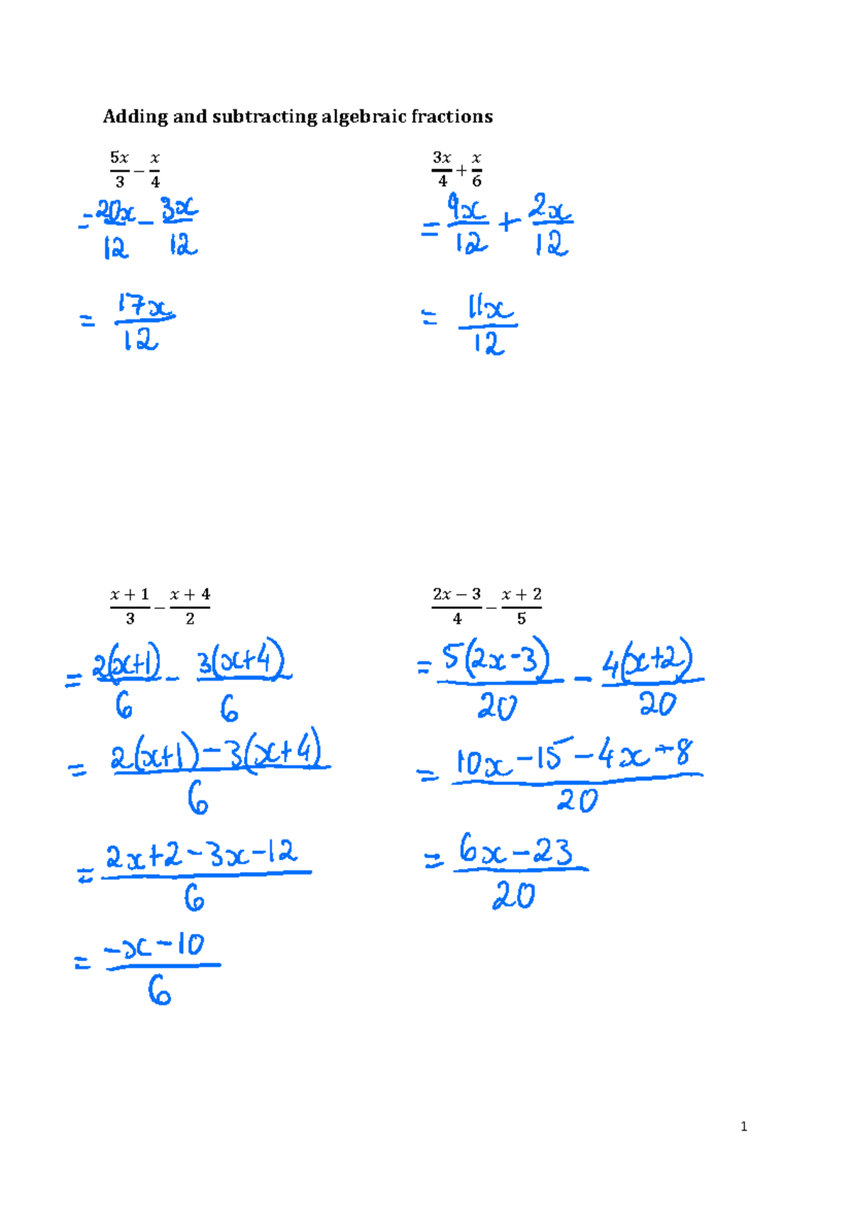 Adding%20and%20subtracting%20algebraic%20fractions%20 Annotated - 1 ...