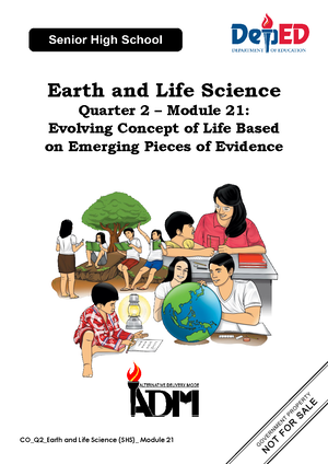 Q1-Earth-and-Life-Science-11 Module-10 - CO_Q1_ ELS SHS Earth and Life ...