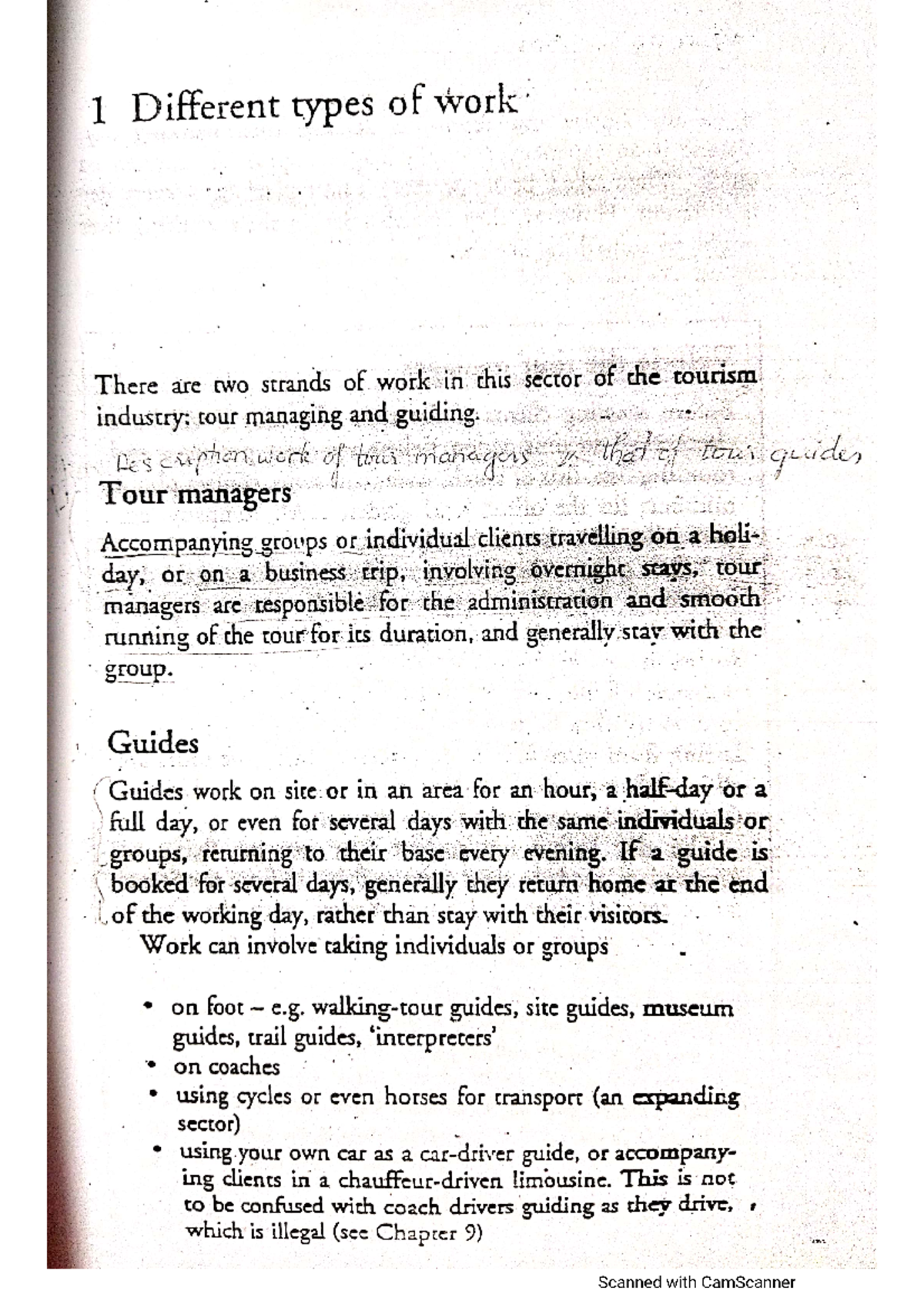 Chapter 1 Different Types OF WORKdhd hhtat - Kinh tế thương mại - Studocu