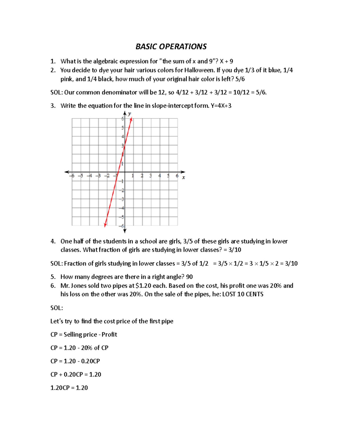 Numerical Ability - Prep for Civil Service Exam Testing Skills - Studocu