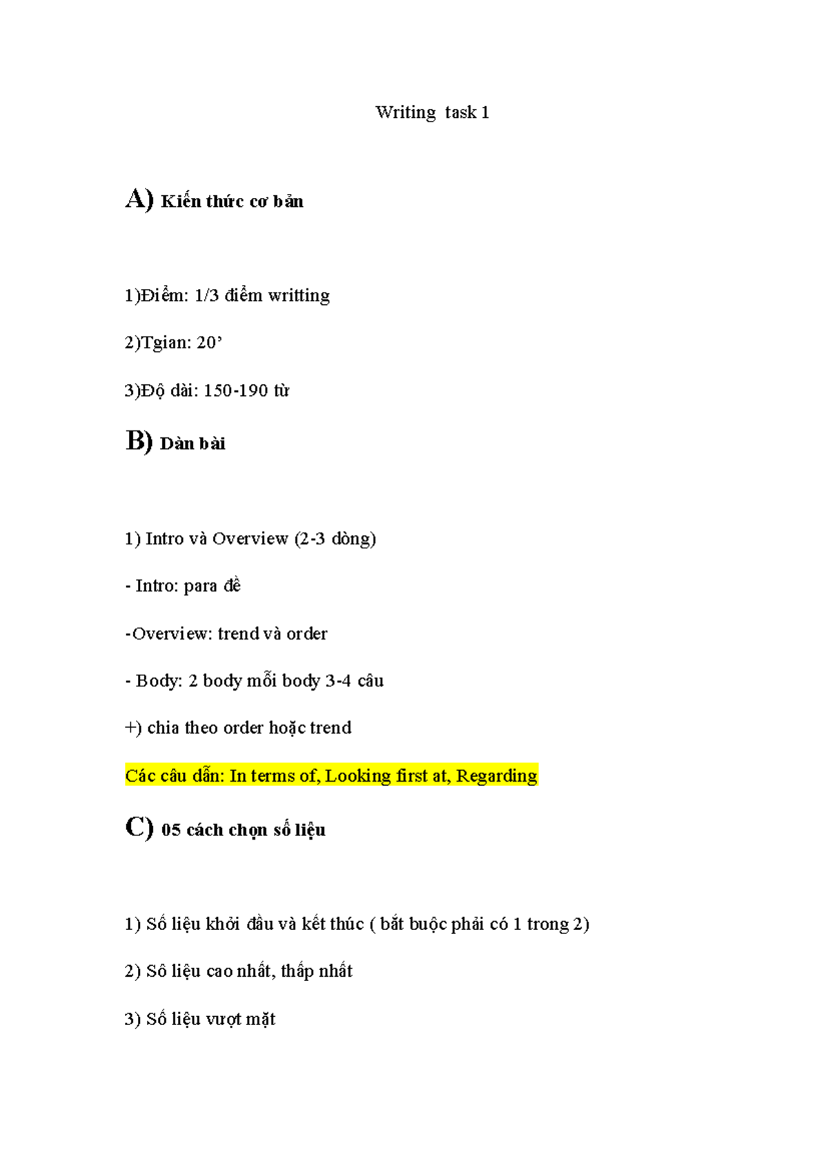 IELTS Writing Task 1: Tips, Practices & Materials Guide - Studocu