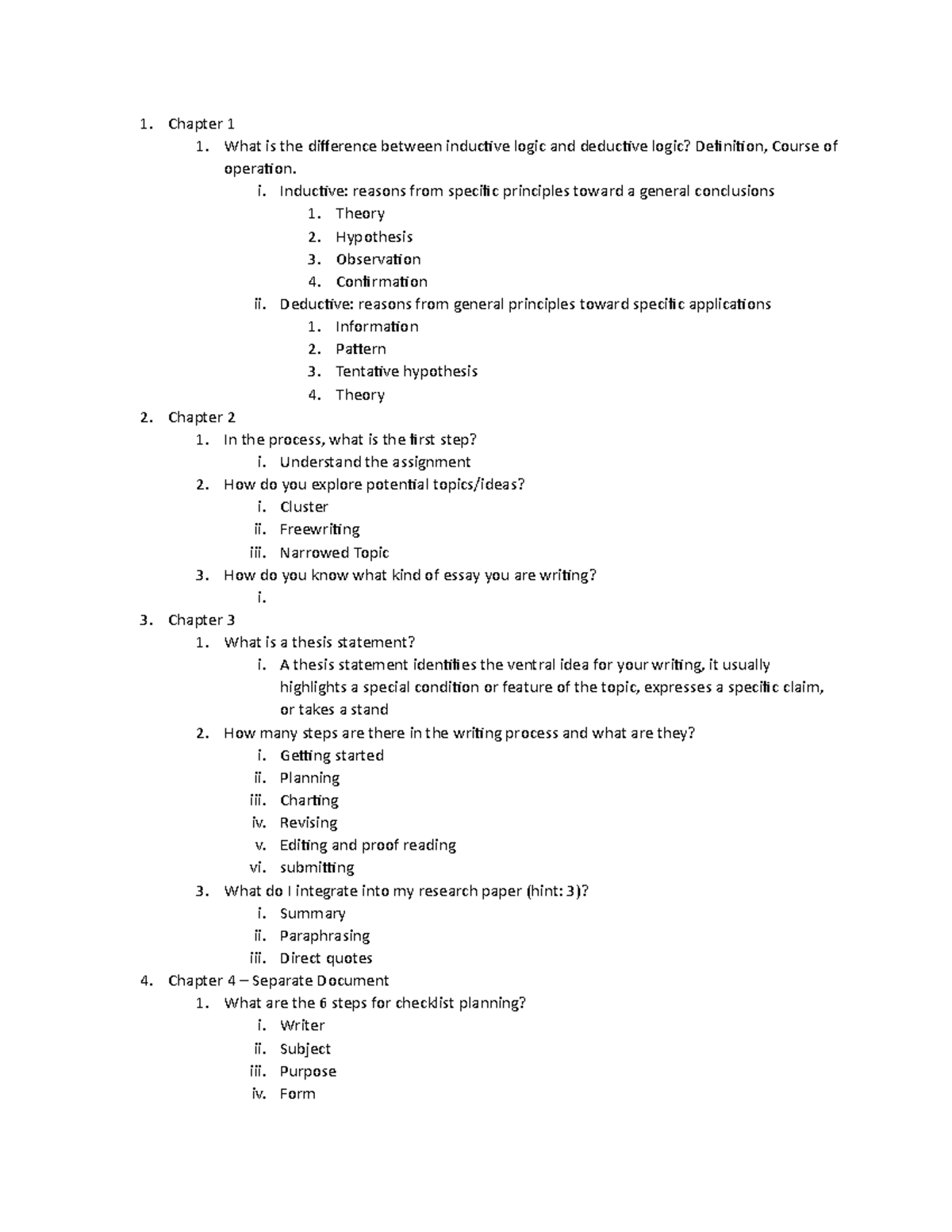 ENG 101 Midterm Study Guide: Key Concepts and Writing Strategies - Studocu