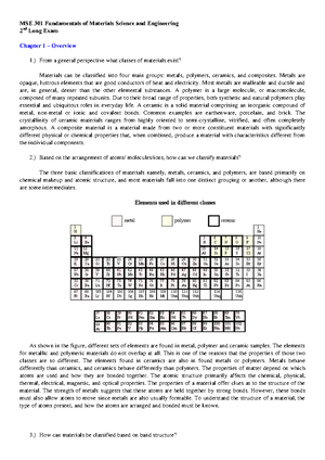 Tensile TEST LAB Report - Fundamentals of Materials Science and ...