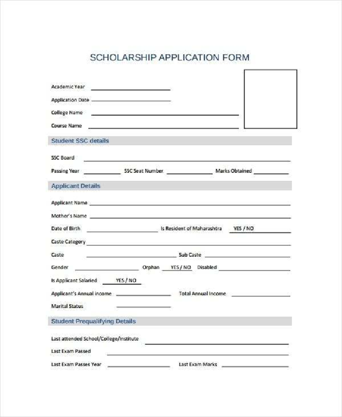 International Student Scholarship Application Form - Studocu