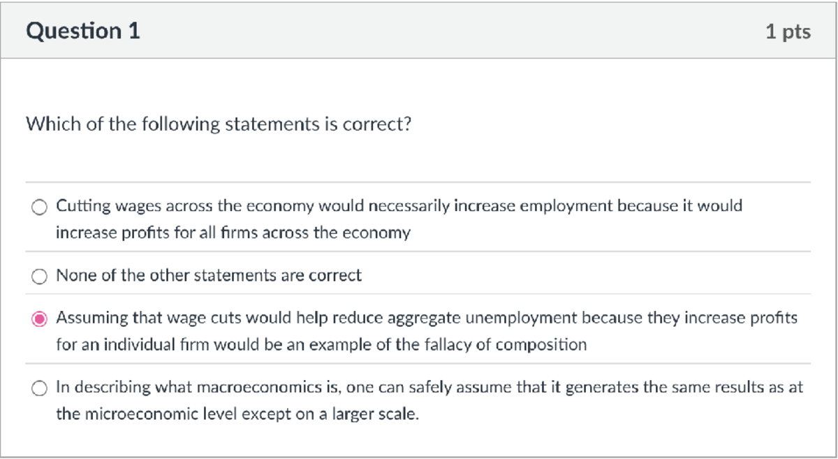 Macroeconomics Quiz 2: Key Concepts and GDP Analysis - Studocu