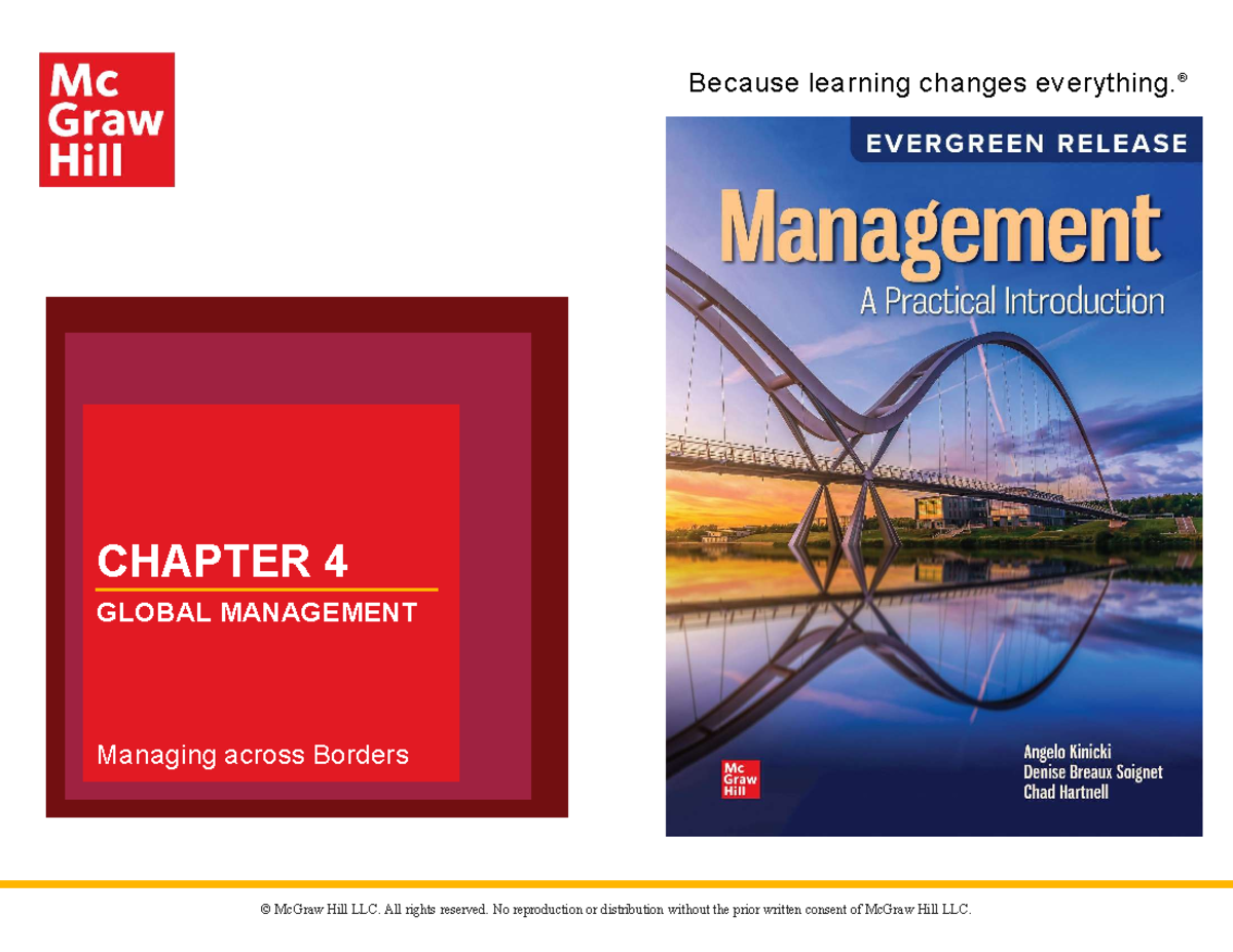 MGT 2010 Chapter 4: Global Management & International Expansion ...