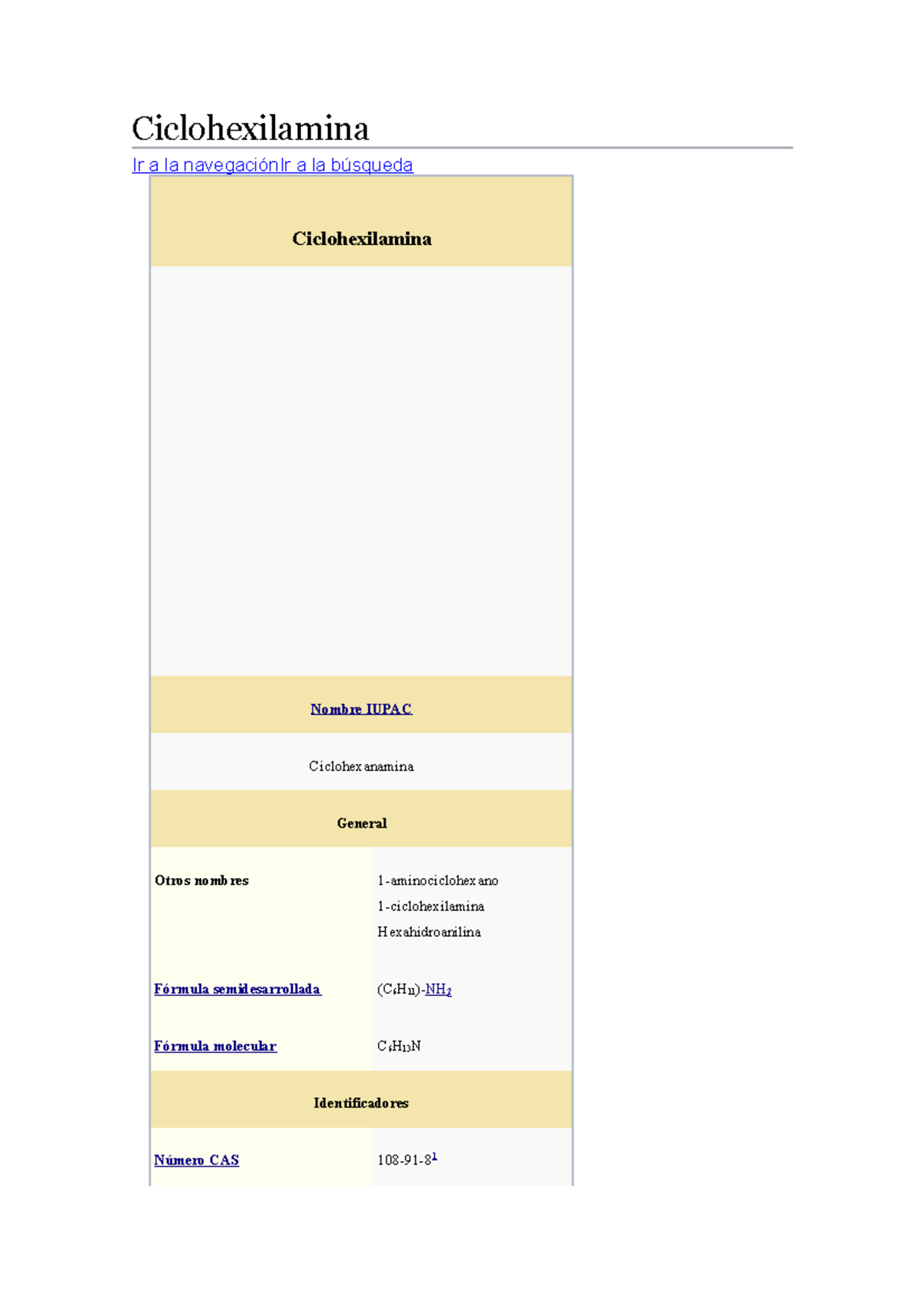 Ciclohexilamina: Propiedades, Usos y Precauciones - QUIMICA - Studocu