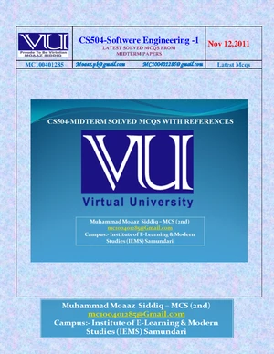 CS506 Final Term Solved MCQs By Junaid - Question: Which of the following problem occurs with ...