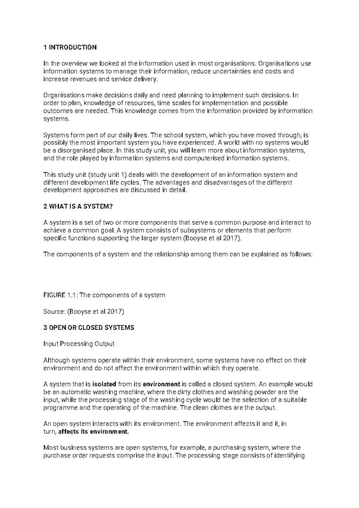 Study UNIT 1: Understanding Information Systems and Their Development - Studocu