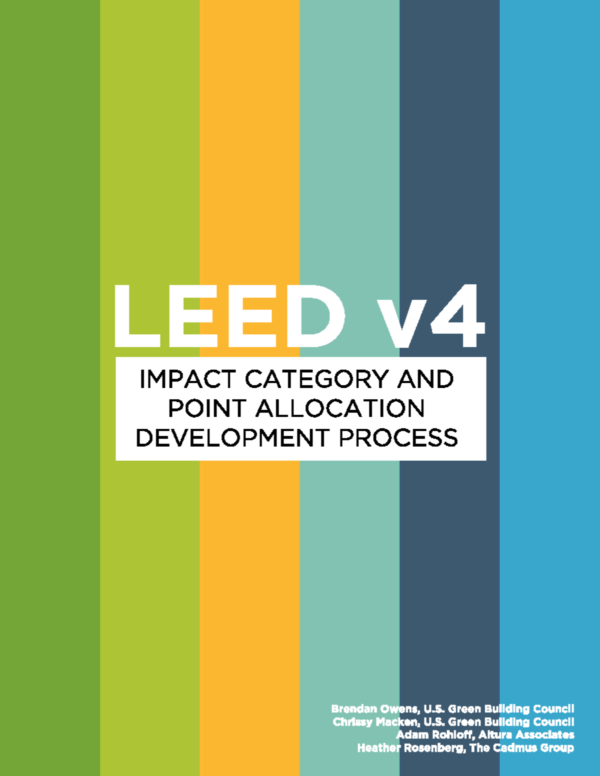 LEED 4 Impact Categories & Point Allocation Process Overview - Studocu