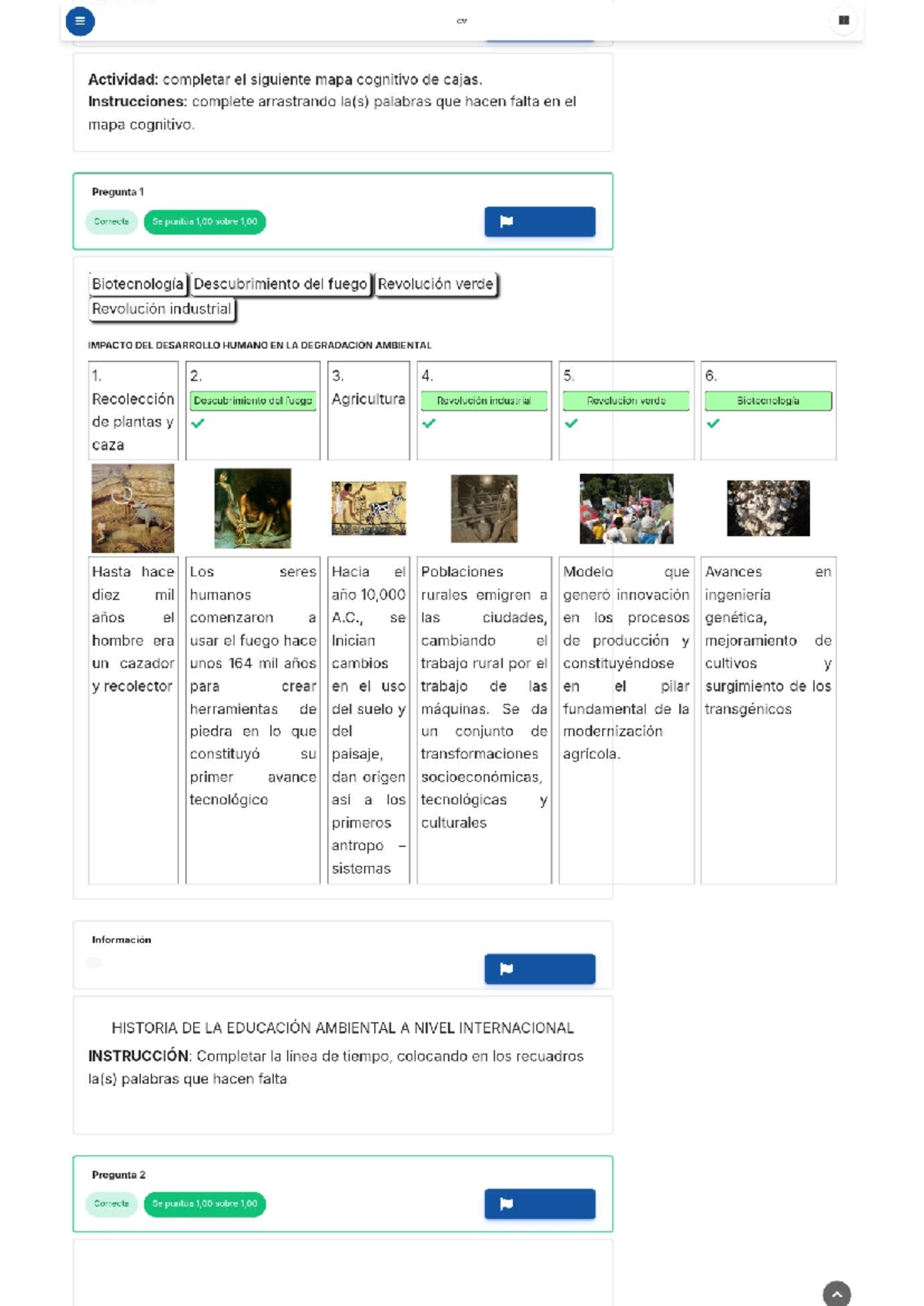 Actividad 1: Mapa Cognitivo sobre Impacto Humano en el Ambiente - Studocu