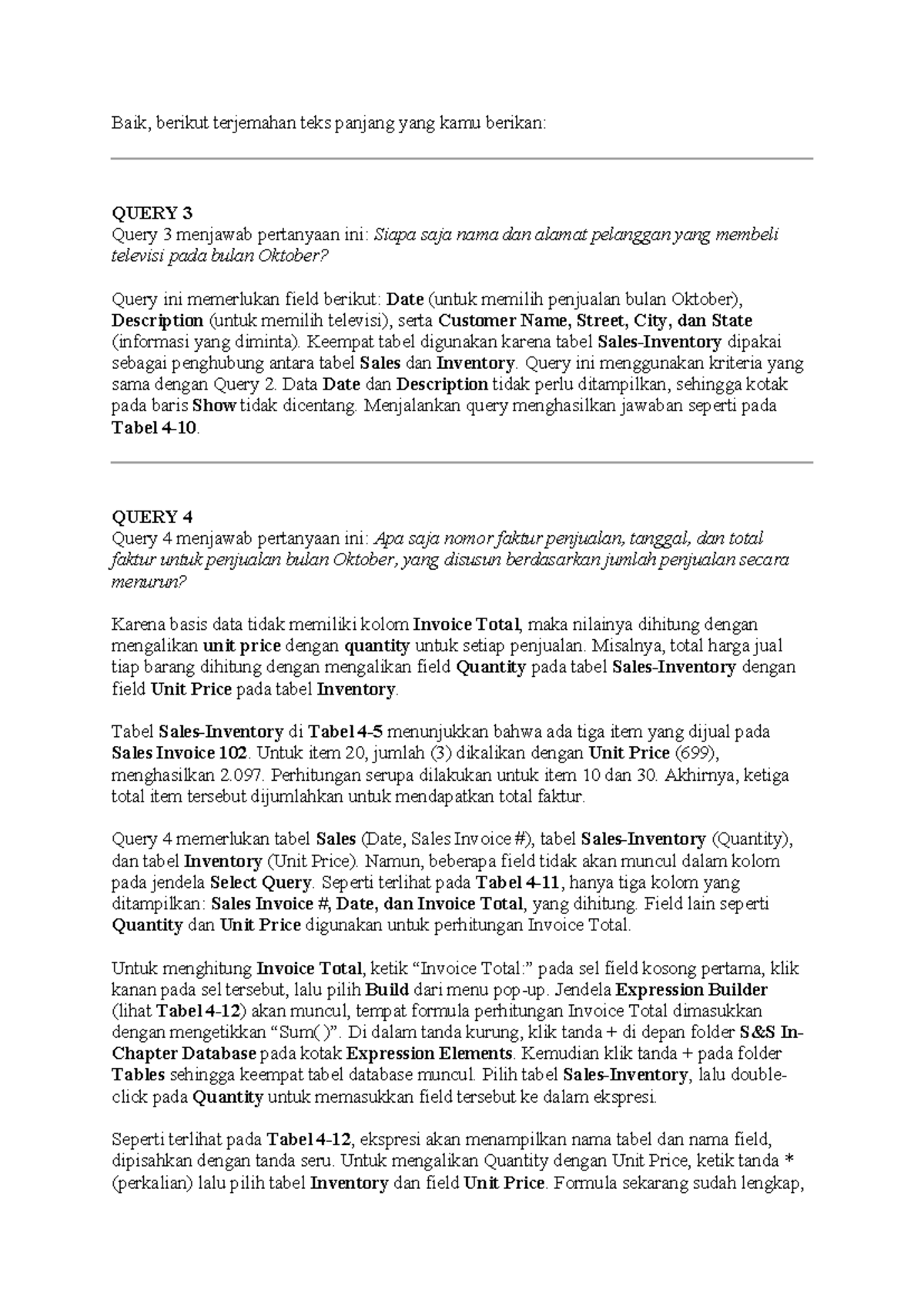 Dokumen (10) - Ringkasan Query SQL untuk Database Systems - Studocu