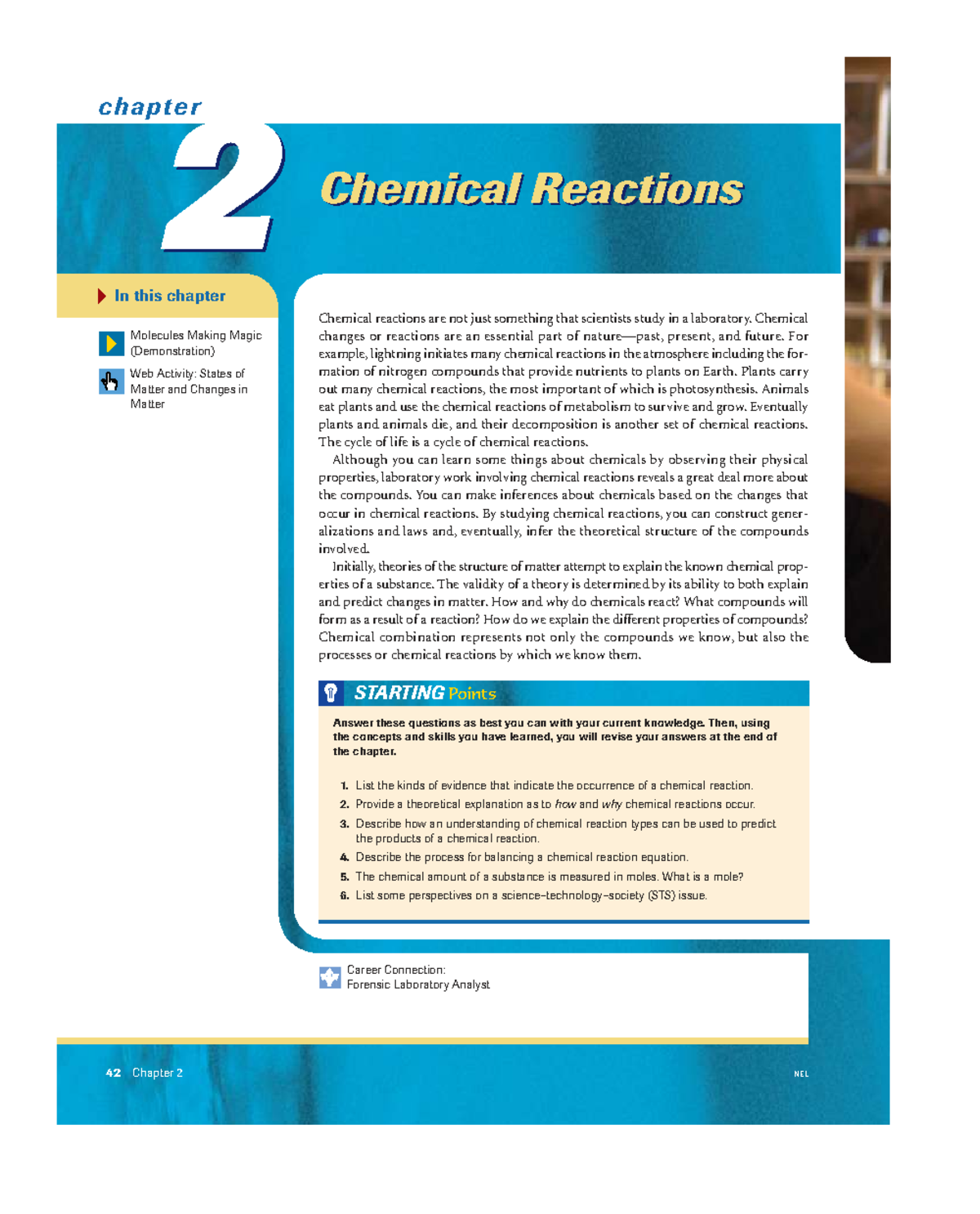 Unit Review: Chapter 2 - Chemical Reactions (Chem20) - Studocu
