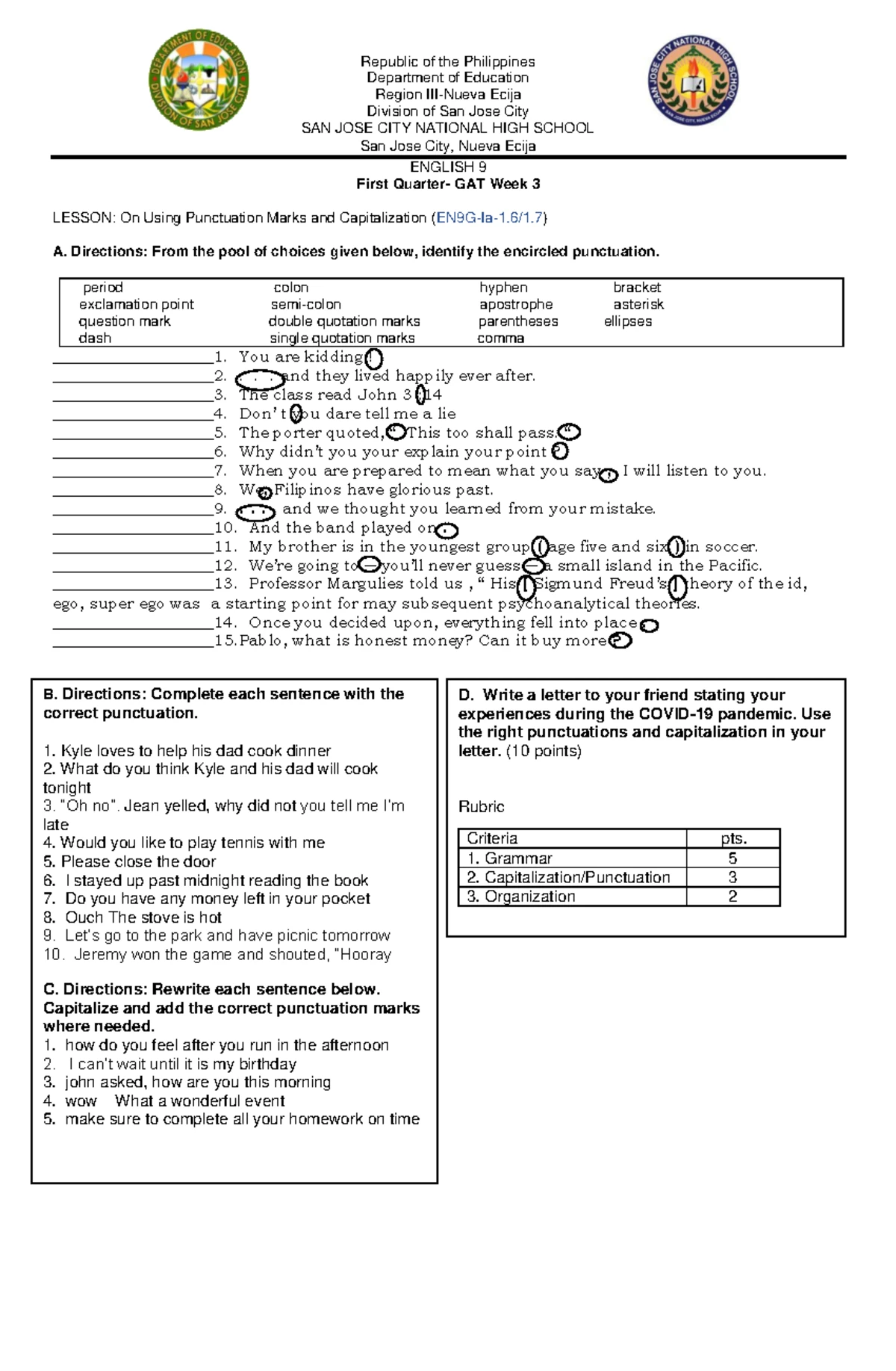Grade 9 Science Reviewer - 2nd Quarter Comprehensive Guide - Studocu