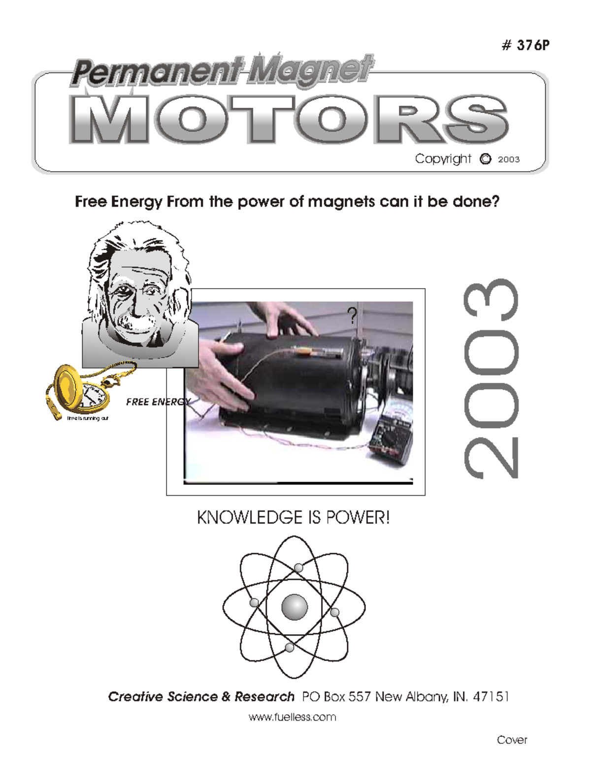 Permanent Magnet Motor (Creative Science Research) - 376P Free Energy ...