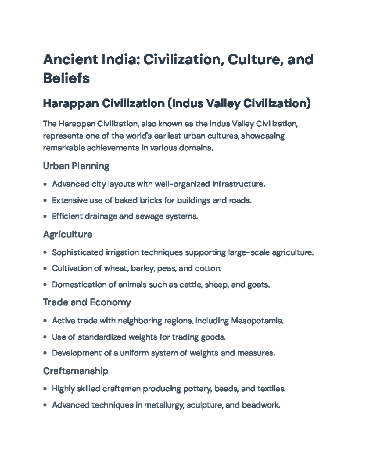 Ancient India: Civilization, Caste System, and Religious Beliefs ...