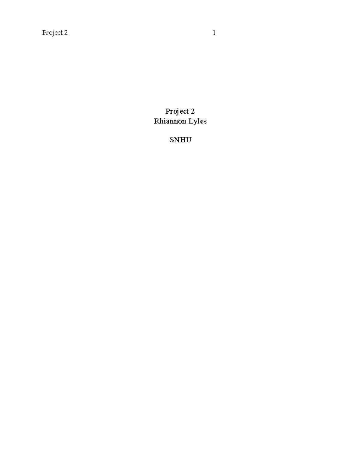 SNHU ACCT 201 Project 2 Report: Property, Plant, and Equipment Overview ...