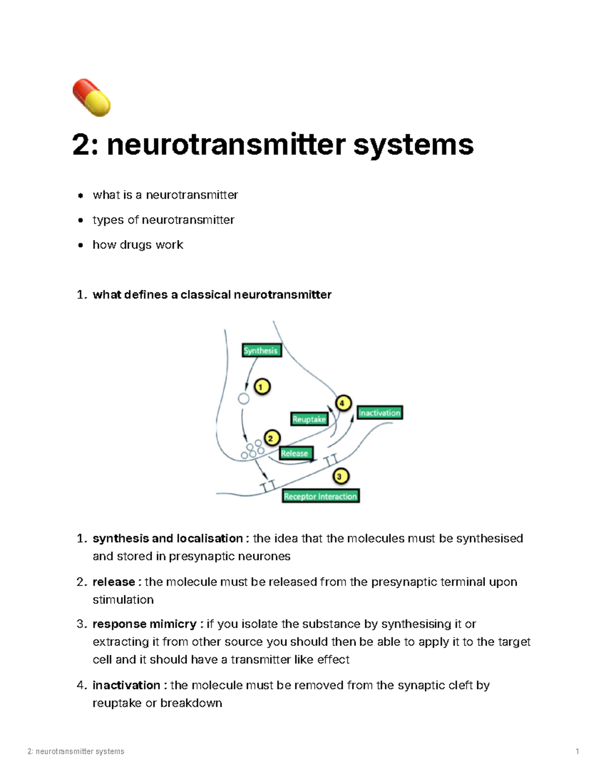 2: Neurotransmitter Systems - Types, Functions, and Mechanisms ...