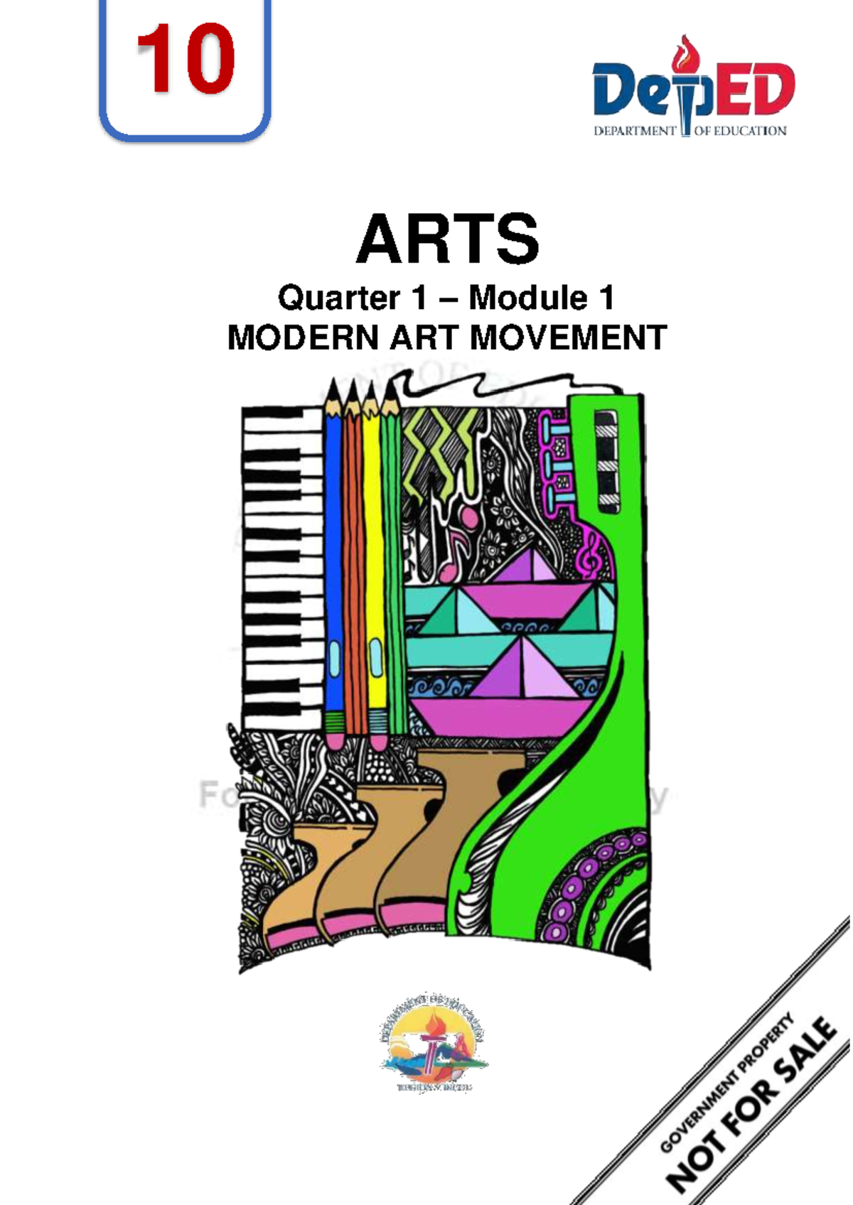 G10 Q1 Arts Module 1: Overview of the Modern Art Movement - Studocu