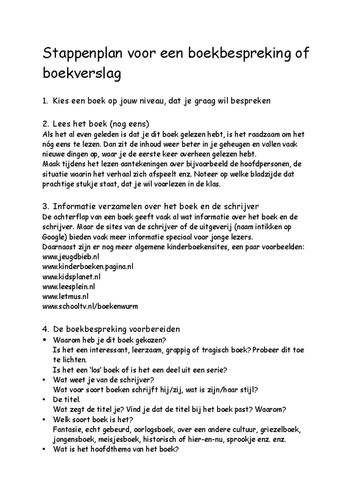 Stappenplan voor Boekbespreking en Boekverslag Tips - Studeersnel