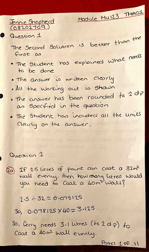[Solved] Make k the subject of the following two equations Show each ...