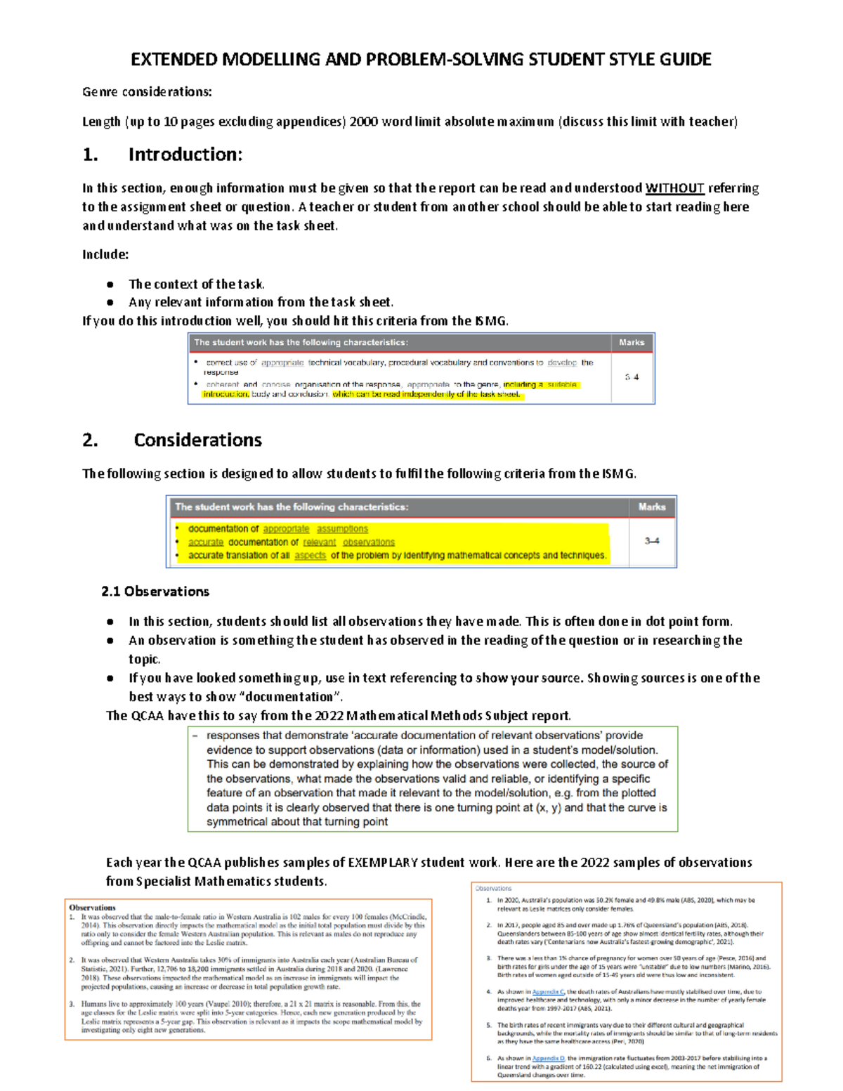 PSMT Speranzas guide to success - EXTENDED MODELLING AND PROBLEM ...