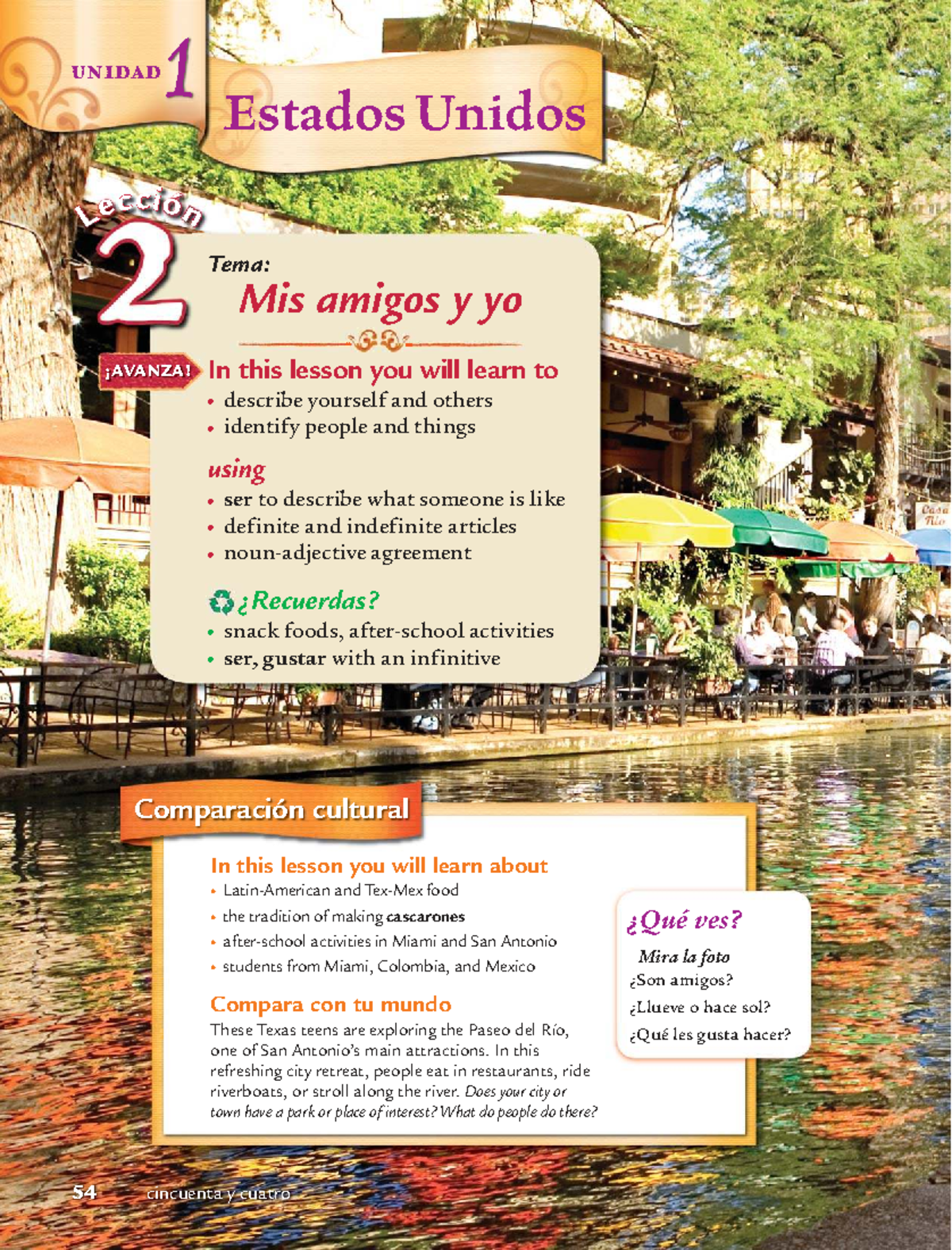 Sp1 U1L2 - Mis Amigos y Yo: Descripciones y Actividades - Studocu