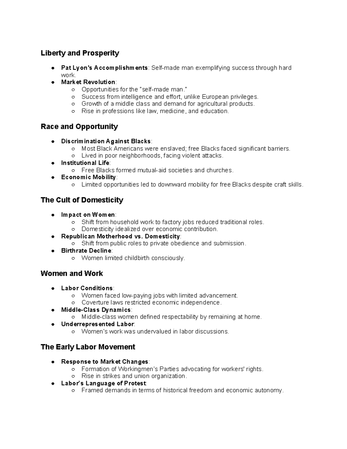 Liberty and Prosperity Notes - Liberty and Prosperity Pat Lyon's ...