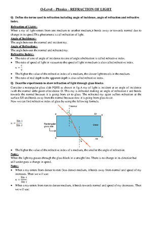 Igcse Physics - All Formulas - Important Equations in Physics for IGCSE course General Physics ...
