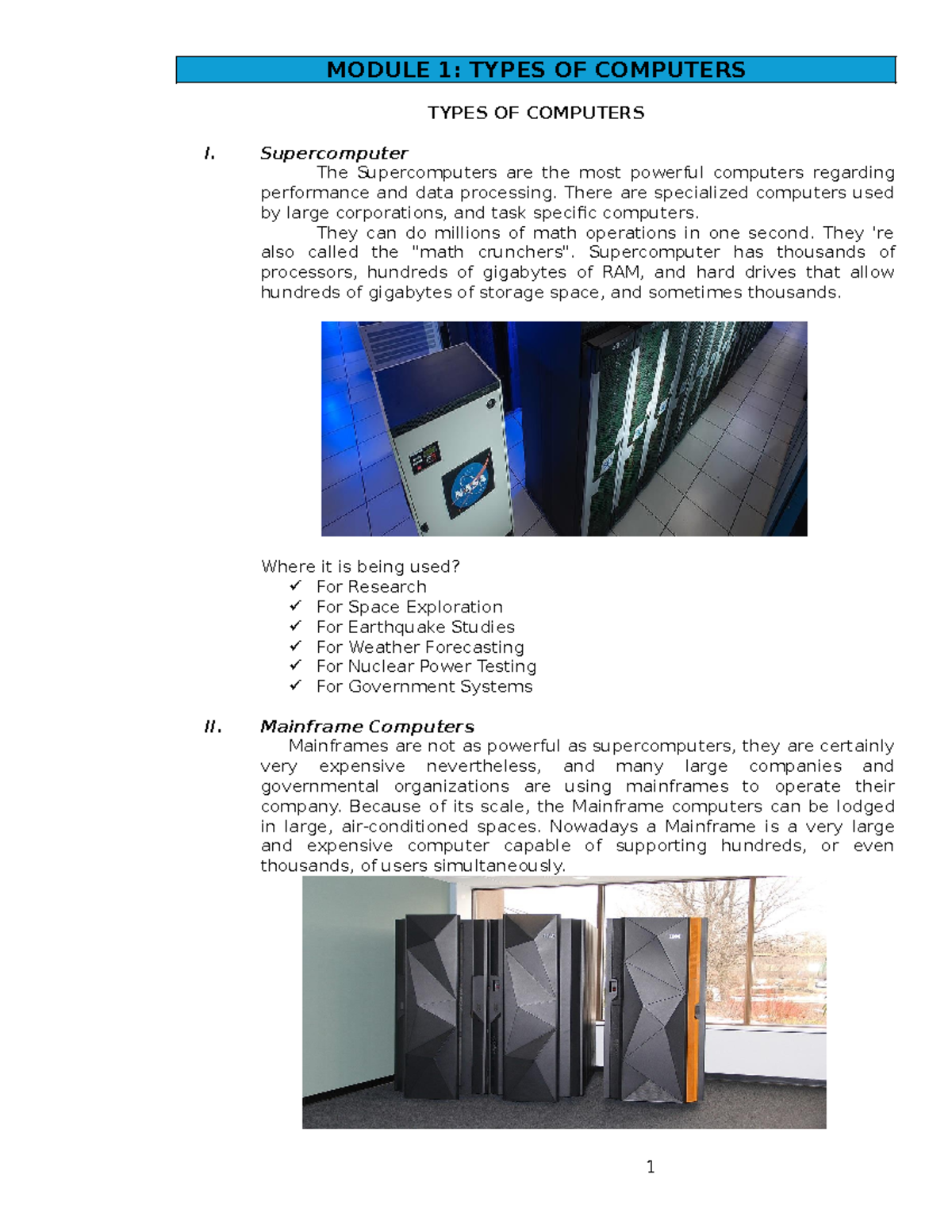 CSS11 Q1 M1-18 - Complied notes in Computer Systems Servicing for Grade ...