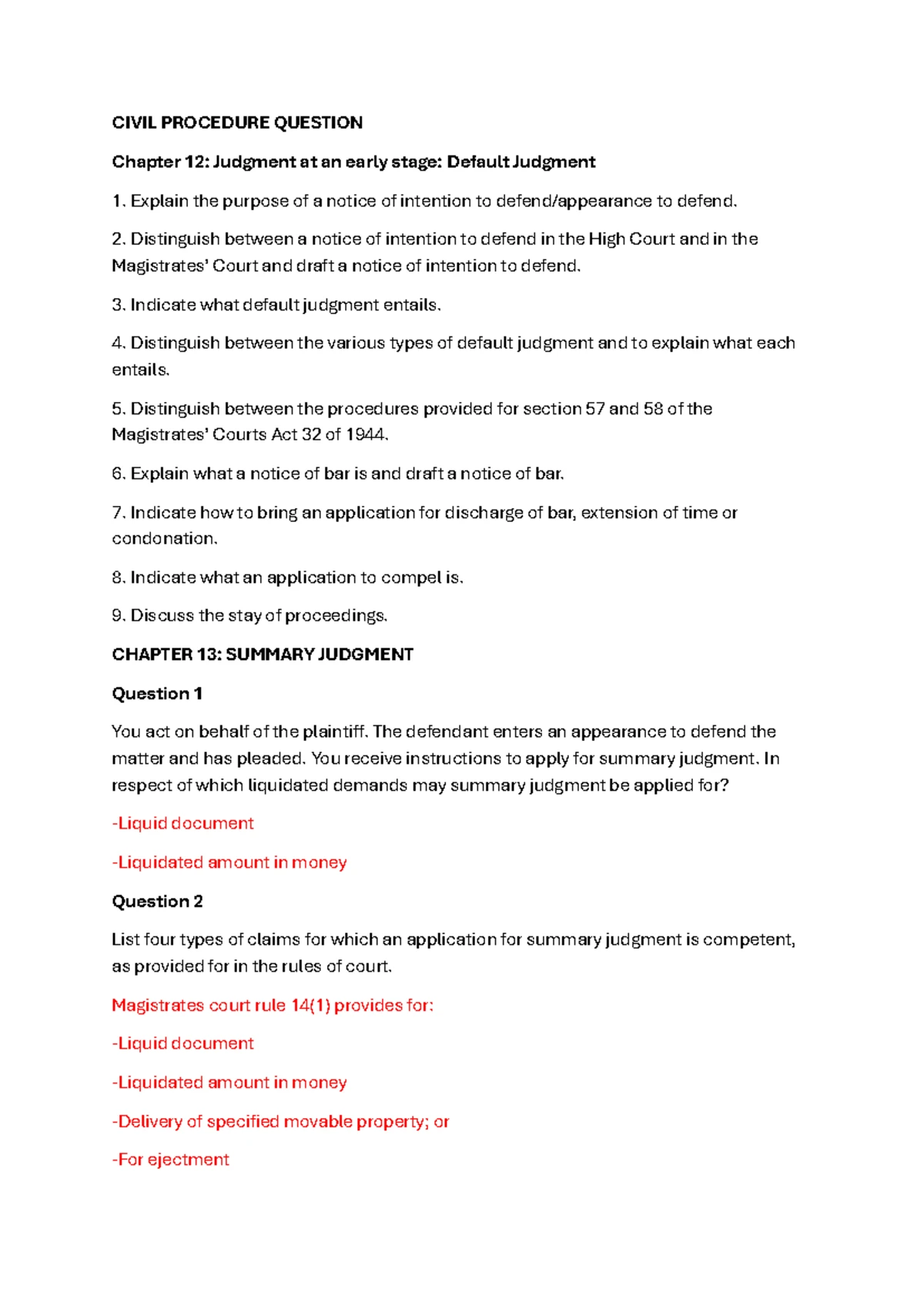 Notice of motion - IN THE HIGH COURT OF SOUTH AFRICA [Insert relevant ...