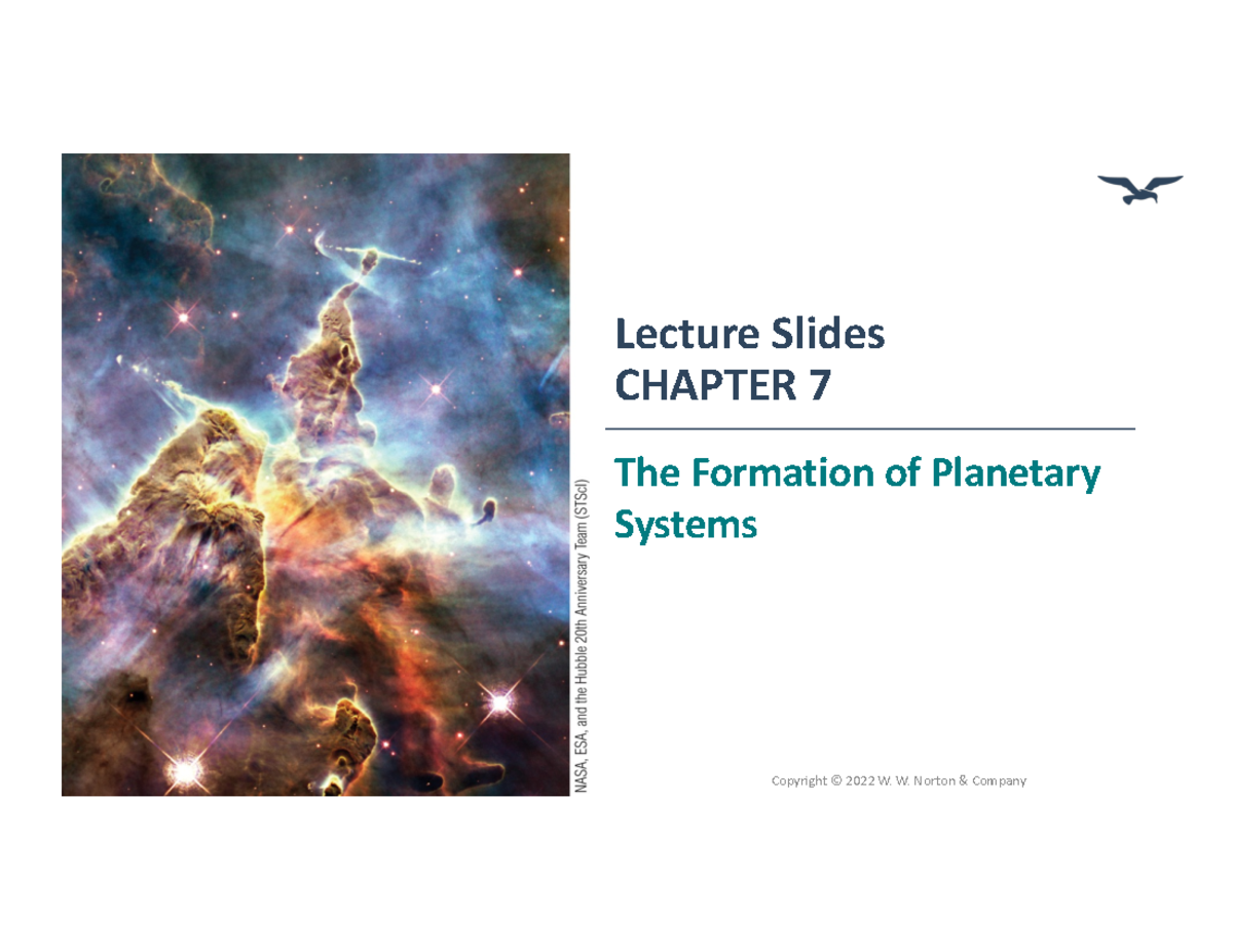 Chapter 7: The Formation of Planetary Systems (21st Century Astronomy ...