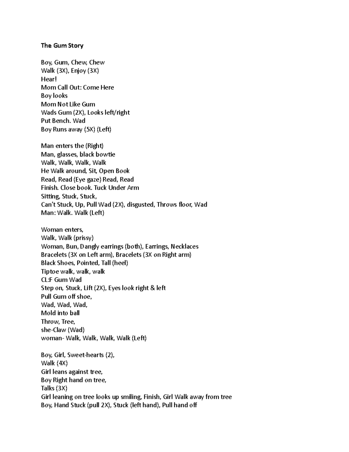 The gum story for American sign language - The Gum Story Boy, Gum, Chew ...